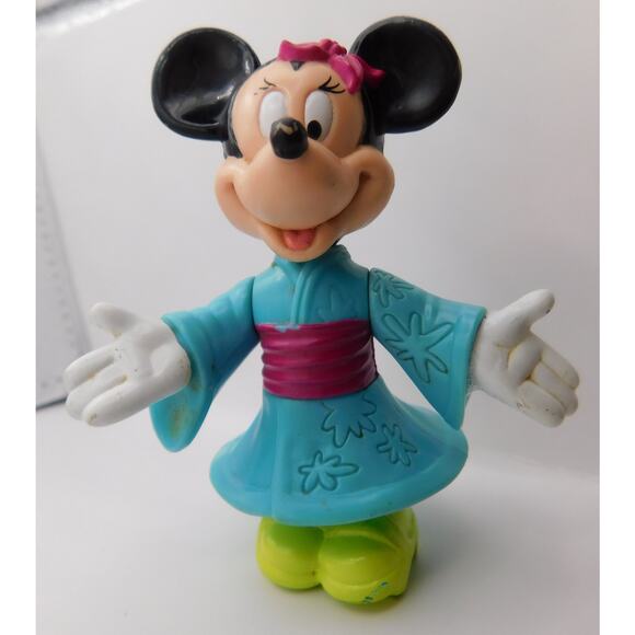 Disney | Toys | Disney Minnie Mouse Oriental Kimono Pvc Toy Epcot ...